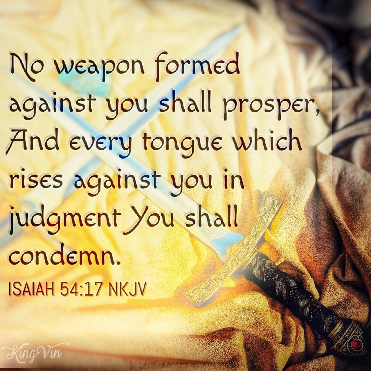 No weapon formed against you - I Live For JESUS