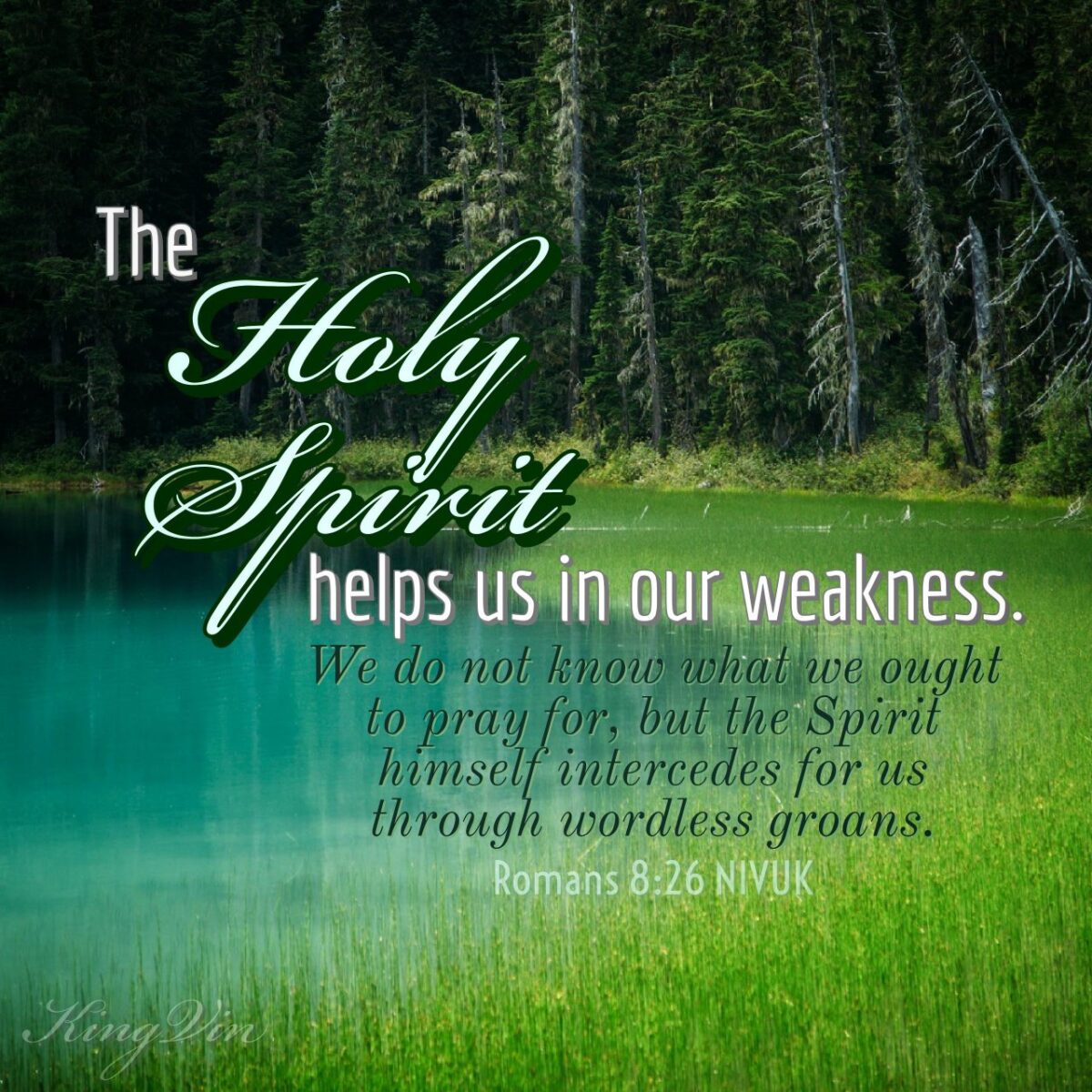 The Holy Spirit helps in our weakness - I Live For JESUS