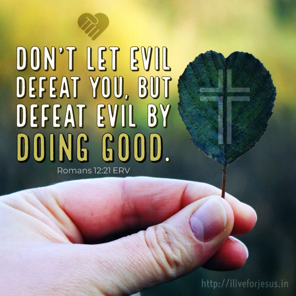 Defeat evil - I Live For JESUS