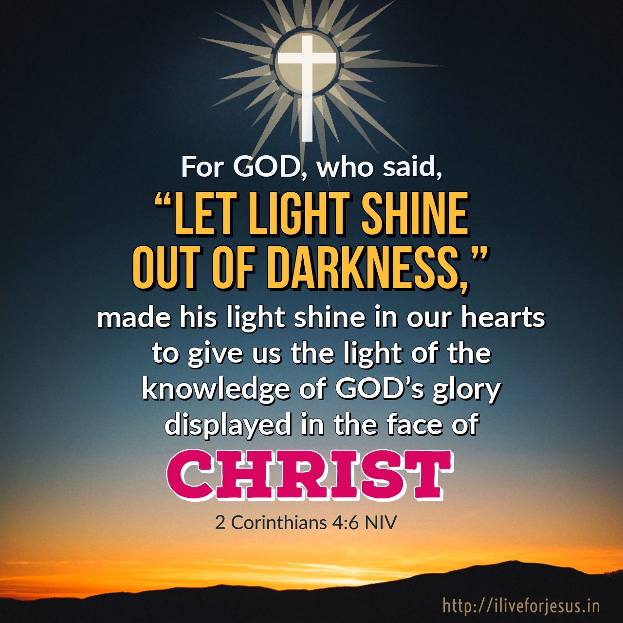Let Light Shine - I Live For JESUS