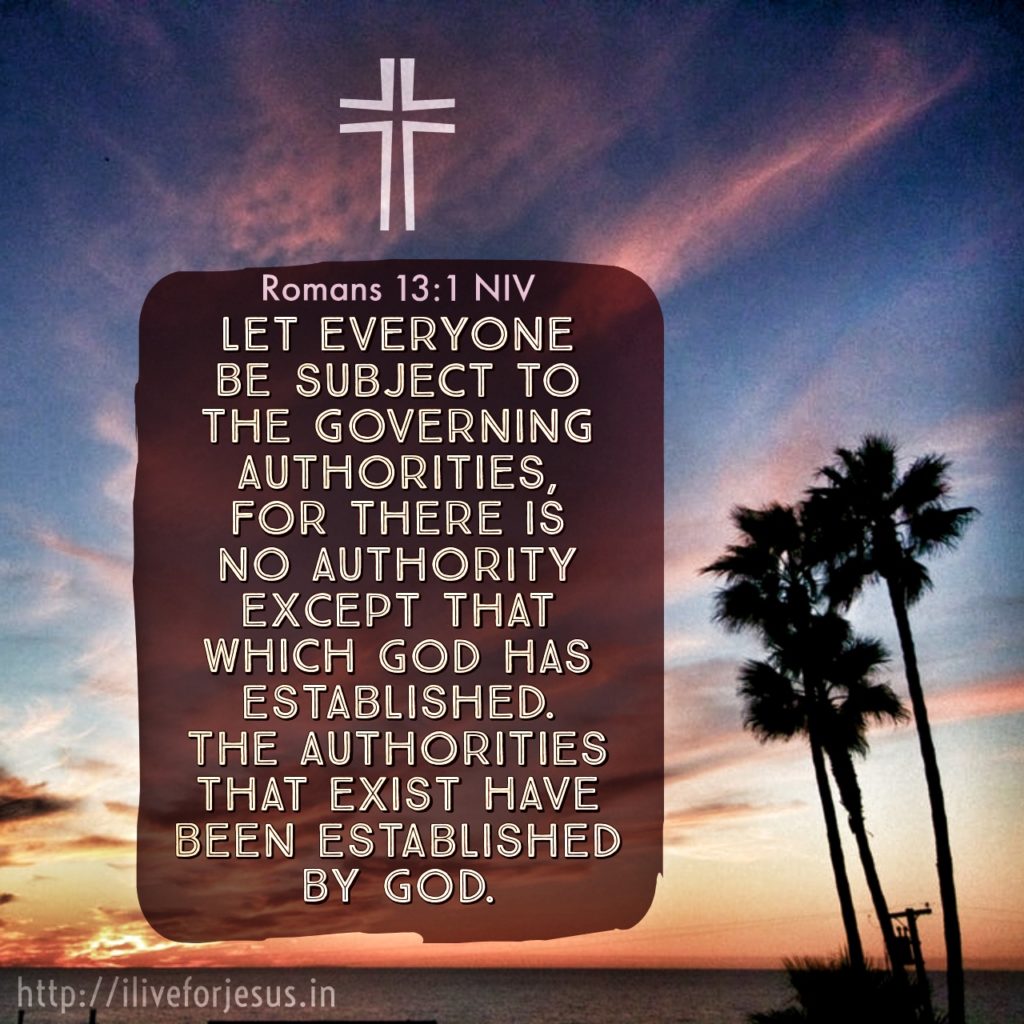 Governing Authorities I Live For JESUS Governing Authorities I Live For JESUS
