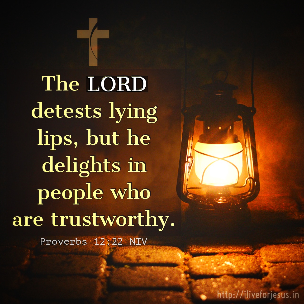 Detest Lying Lips - I Live For JESUS