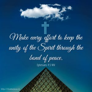 Unity of the Spirit - I Live For JESUS