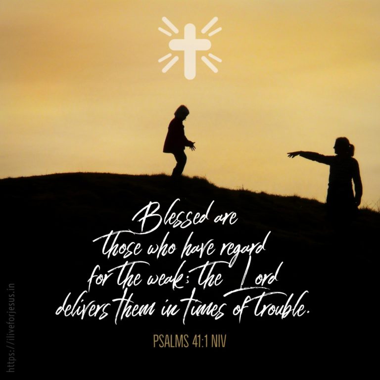 Regard for the Weak - I Live For JESUS