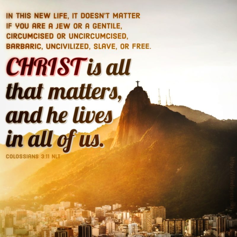 Christ is all that matters - I Live For JESUS