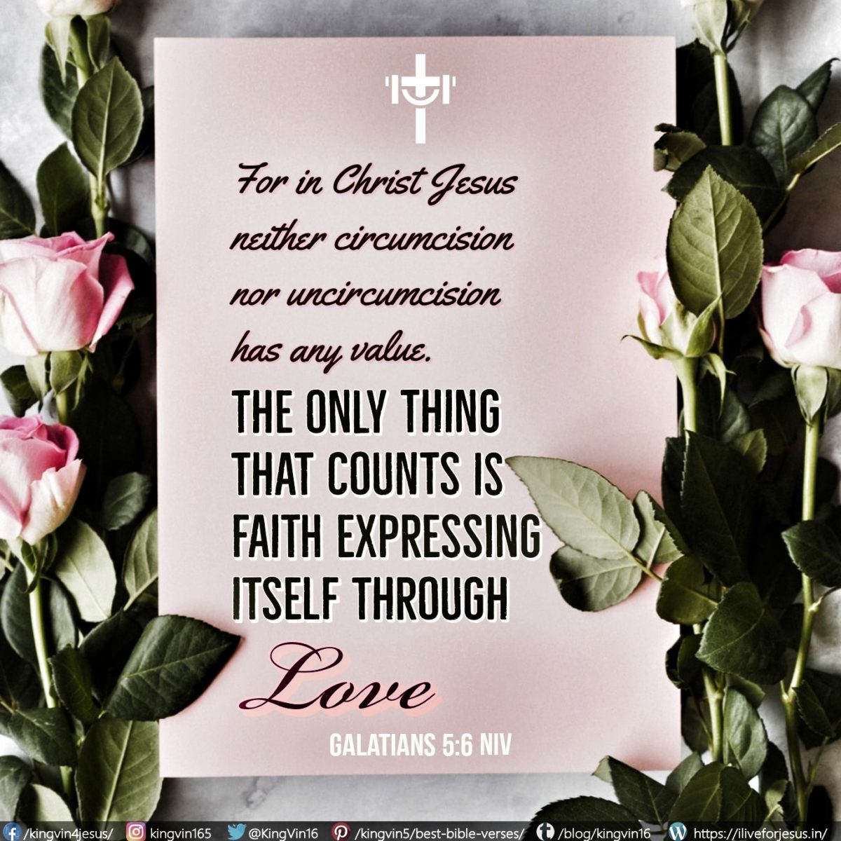 Faith Expressing Itself - I Live For JESUS