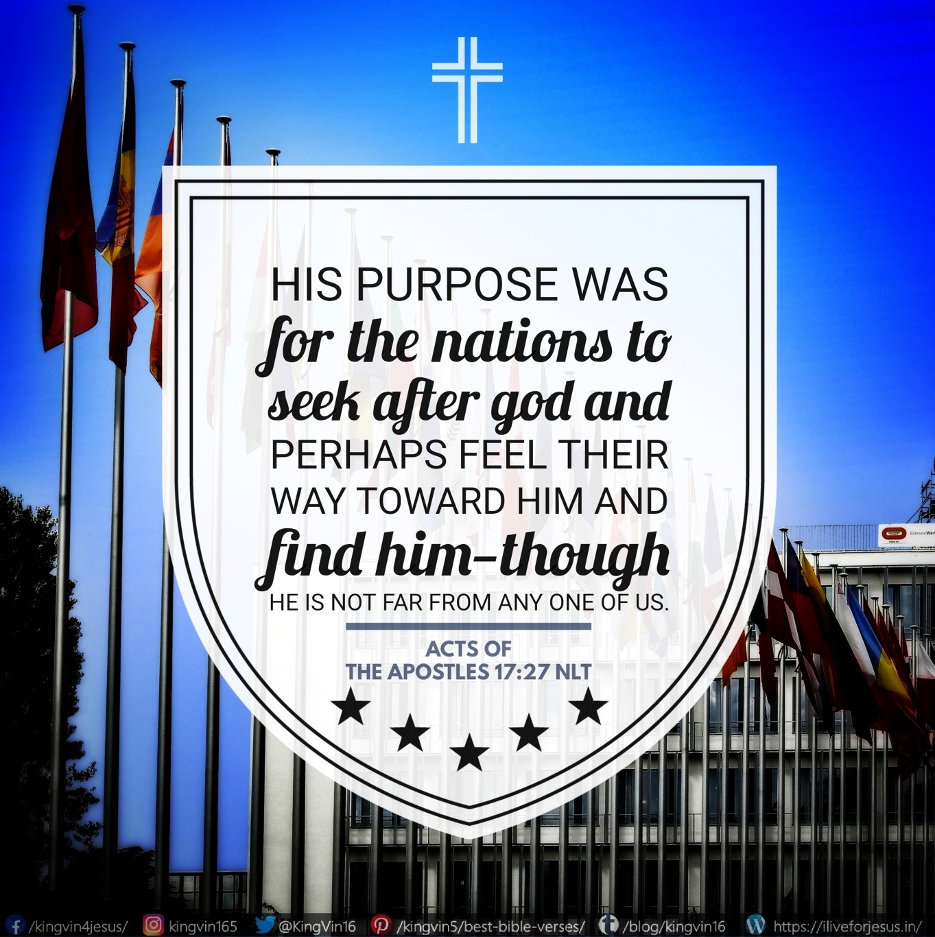 Nations to Seek - I Live For JESUS