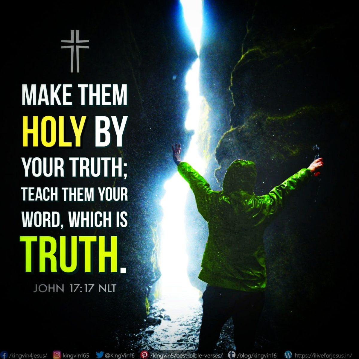 Holy by God's Truth - I Live For JESUS