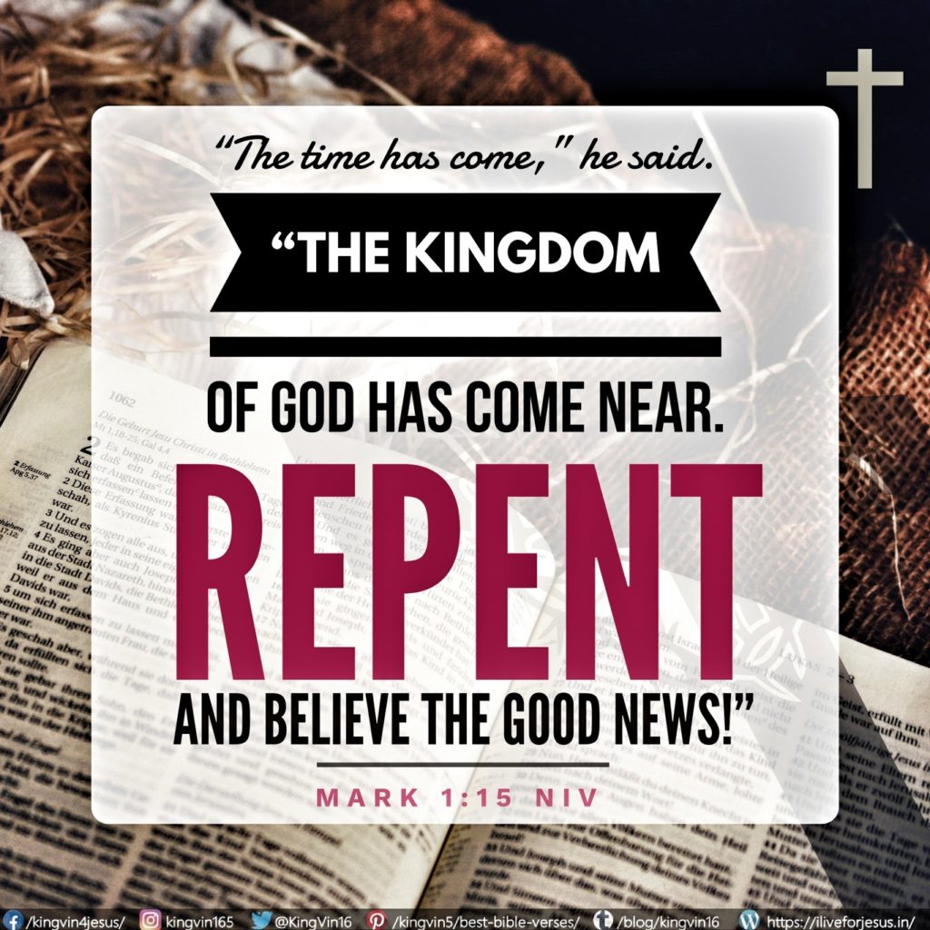 Repent And Believe I Live For JESUS Repent And Believe I Live For JESUS