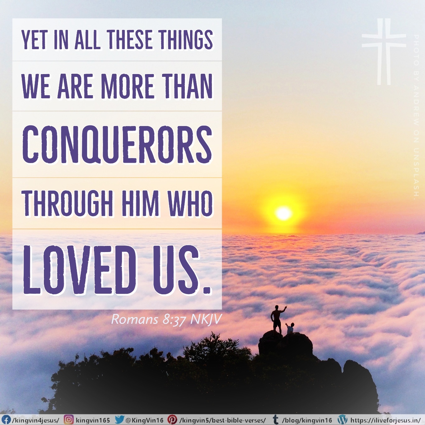 More than Conquerors - I Live For JESUS