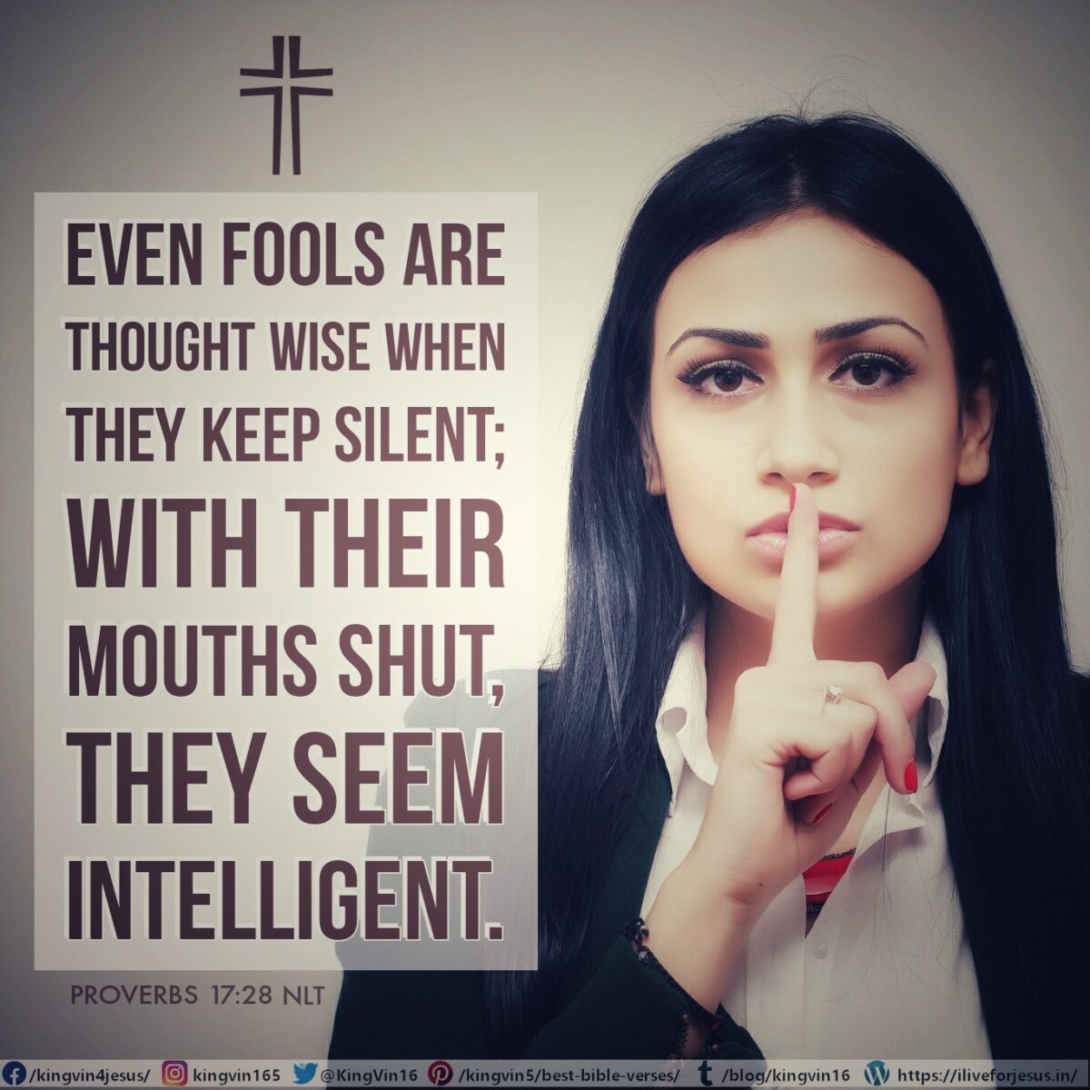 Fools are thought Wise - I Live For JESUS