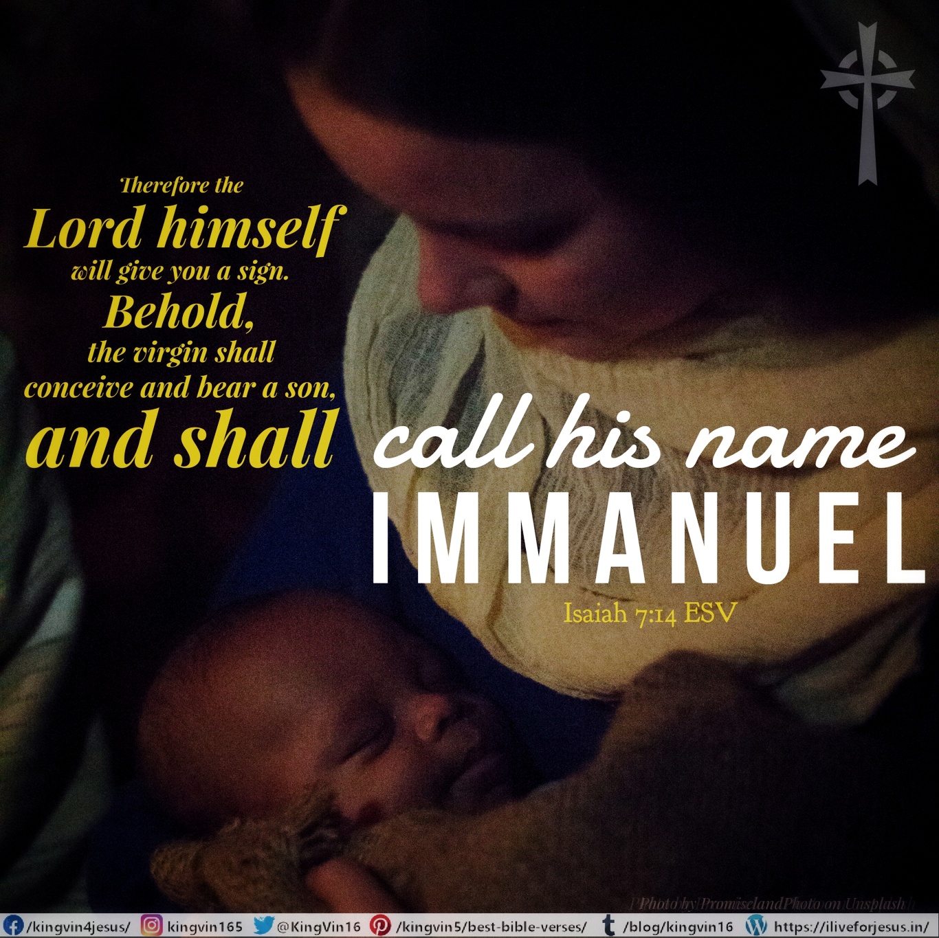 Call His Name Immanuel - I Live For JESUS
