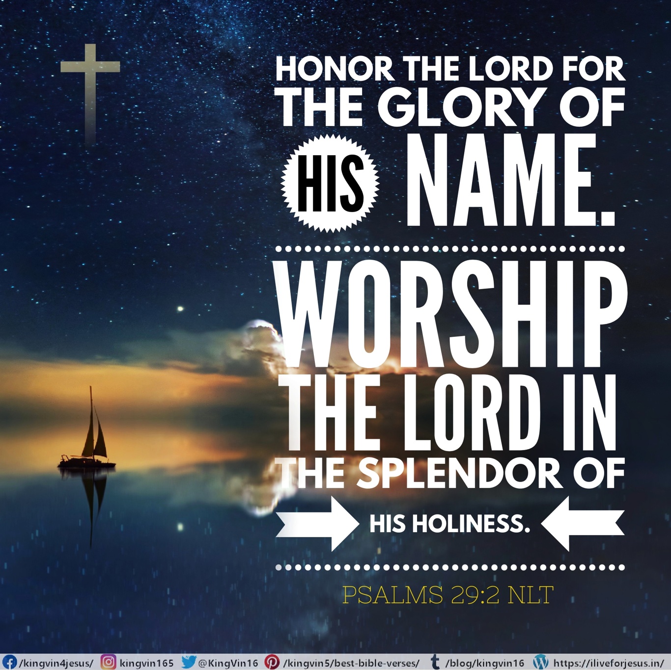 Honor the Lord - I Live For JESUS